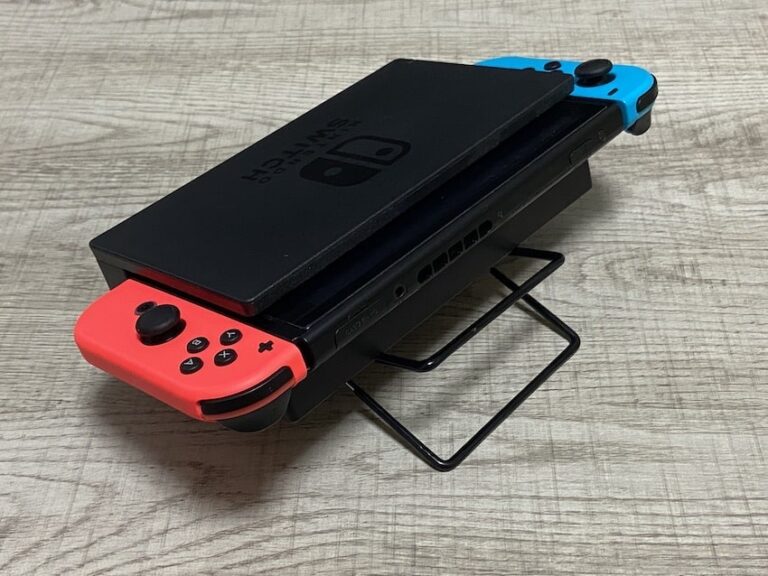 100均グッズを使って任天堂スイッチを横置きして収納してみた！【ダイソー】